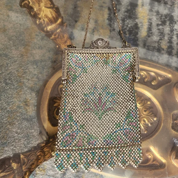 Bags | 192s Art Deco Floral Manadalian Flapper Bag | Poshmark
